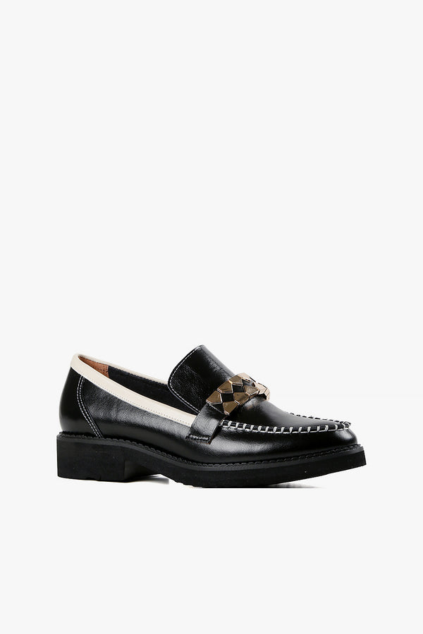 Clip & Stitch Loafer – ALL BLACK Footwear